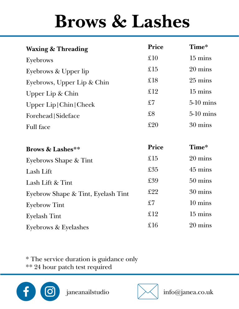 Janea Nails & Beauty - Nails, Waxing, Brows, Lashes
